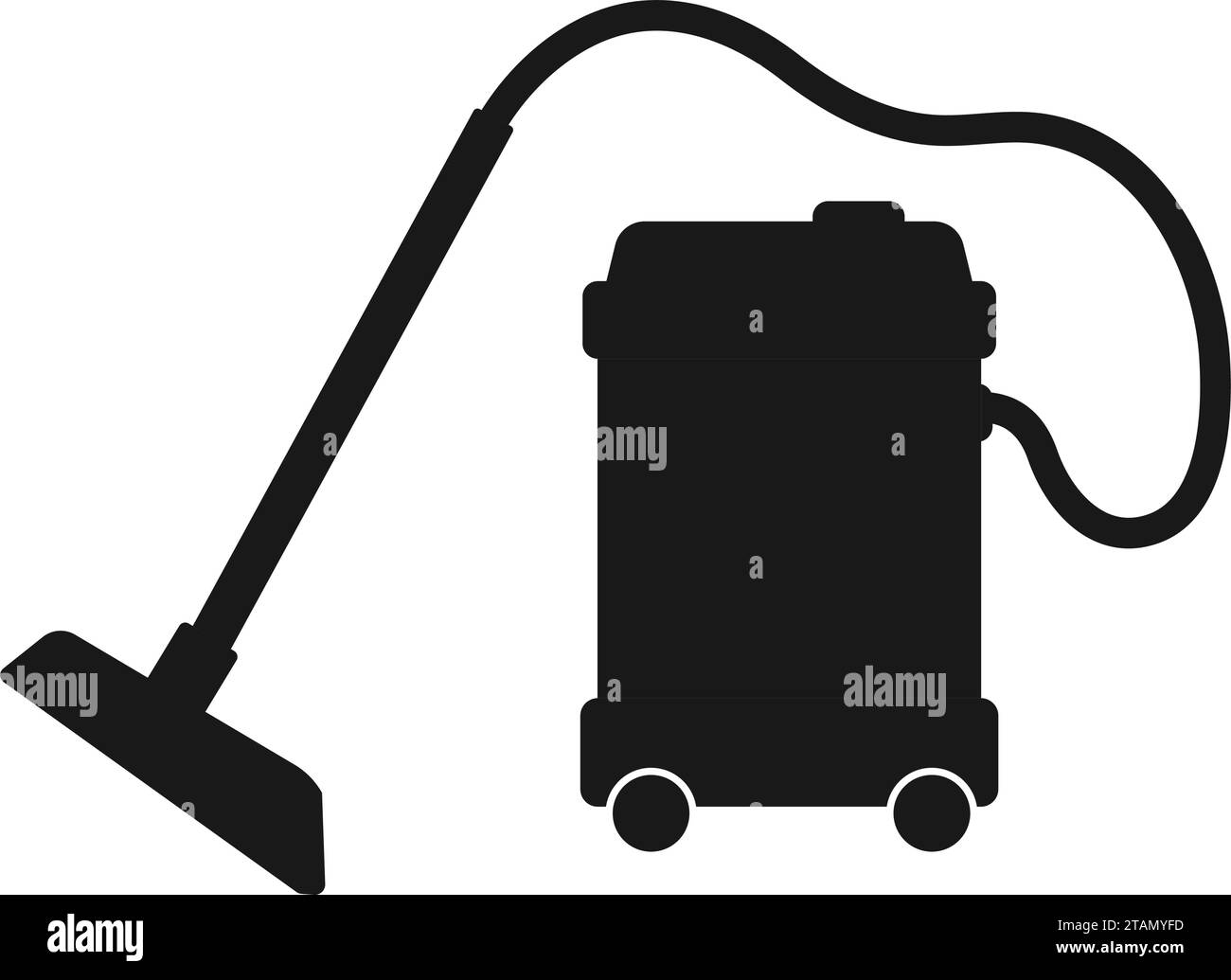 Upright vacuum cleaner Stock Vector Images - Alamy