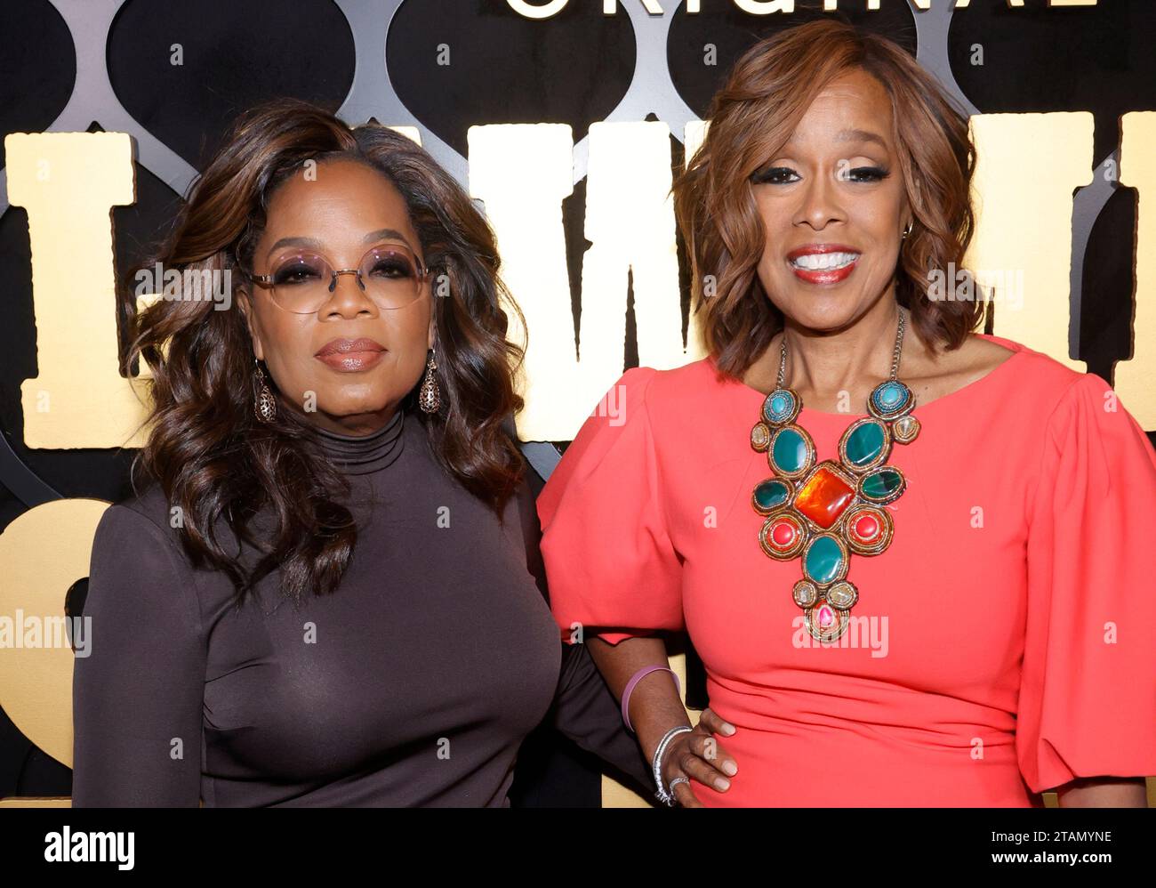 West Hollywood, Ca. 1st Dec, 2023. Oprah Winfrey and Gayle King at the ...