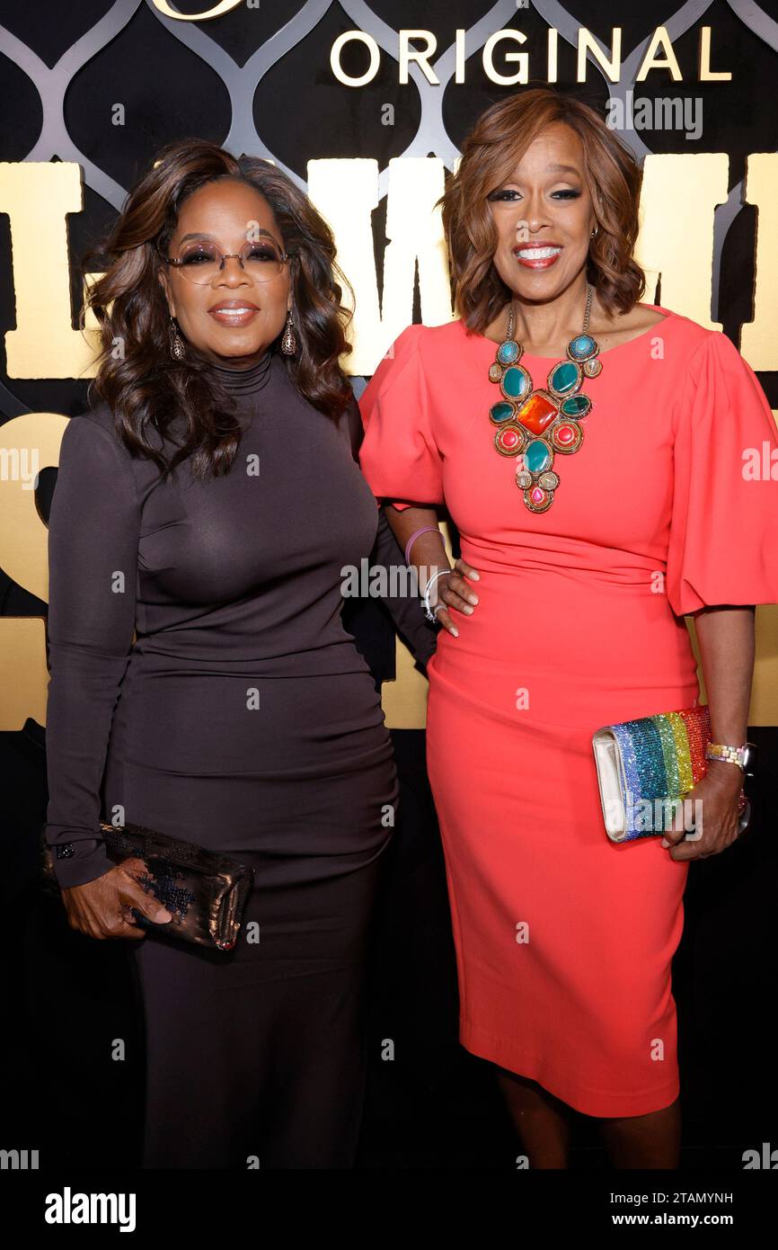 West Hollywood, Ca. 1st Dec, 2023. Oprah Winfrey and Gayle King at the ...