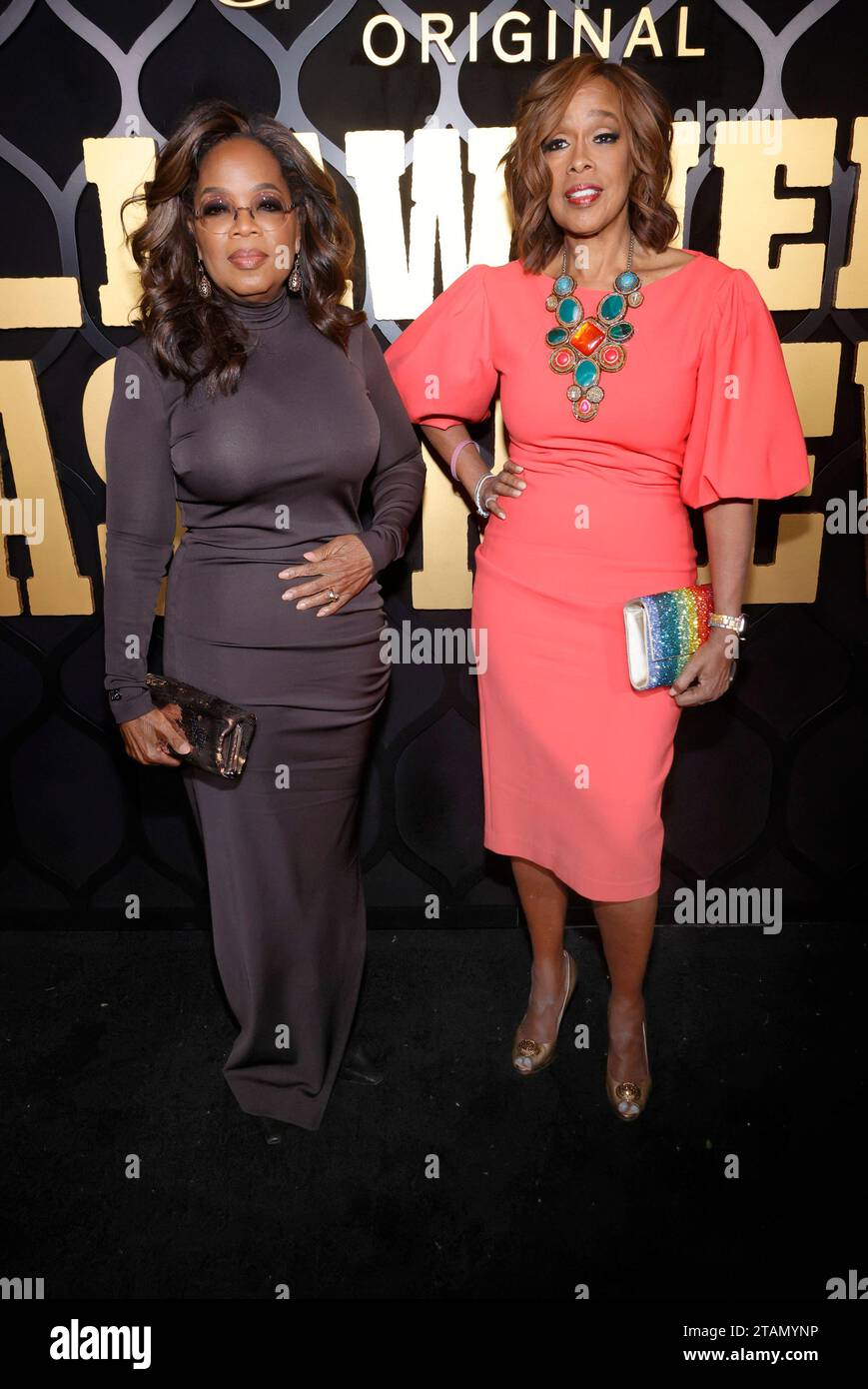 West Hollywood, Ca. 1st Dec, 2023. Oprah Winfrey and Gayle King at the ...