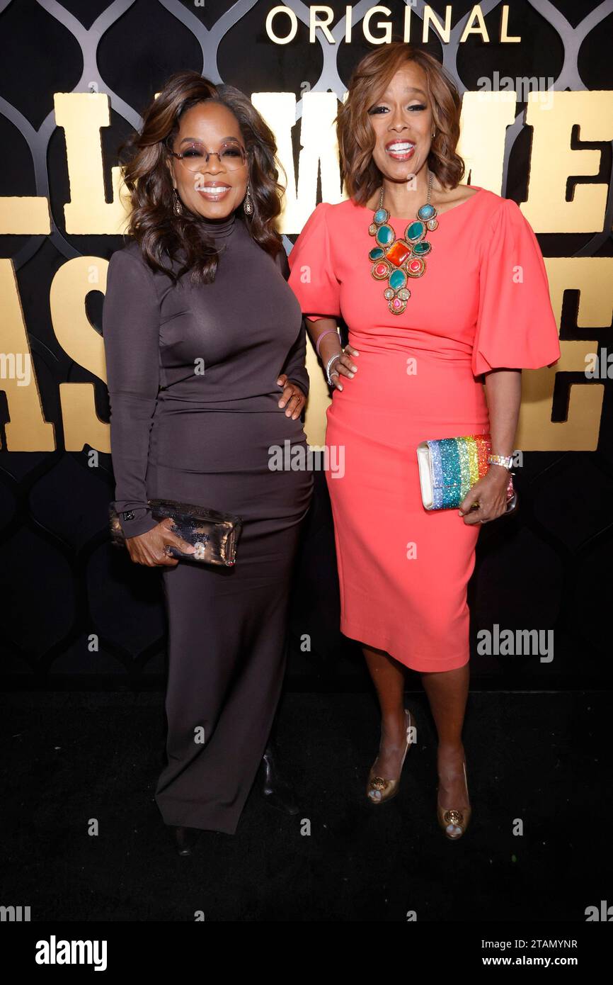 West Hollywood, Ca. 1st Dec, 2023. Oprah Winfrey and Gayle King at the ...