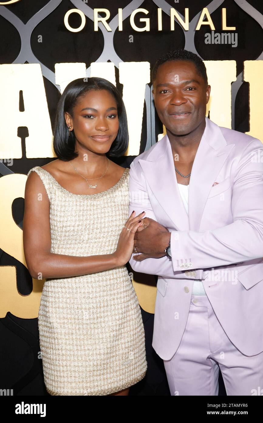 West Hollywood, Ca. 1st Dec, 2023. Demi Singleton and David Oyelowo at ...