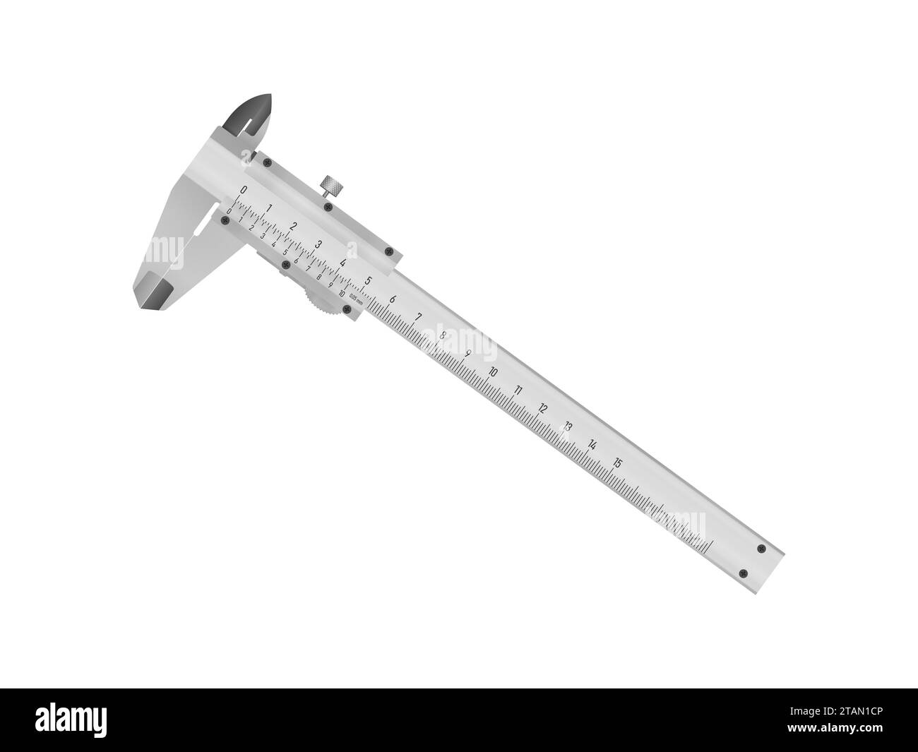 Calipers on a white background. Vector illustration Stock Photo - Alamy