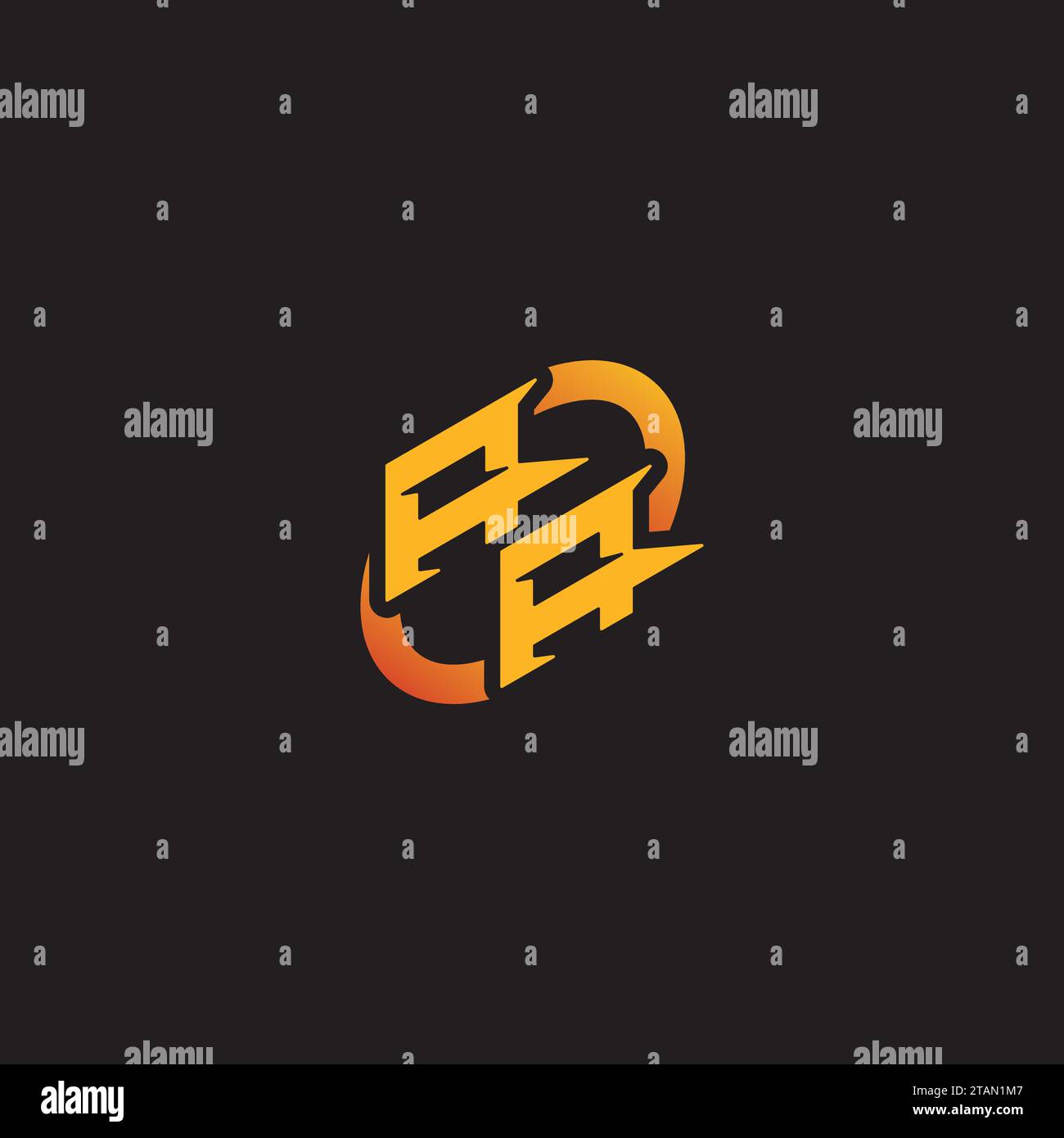 AA combination letter unique initials logo esport for gaming team ...