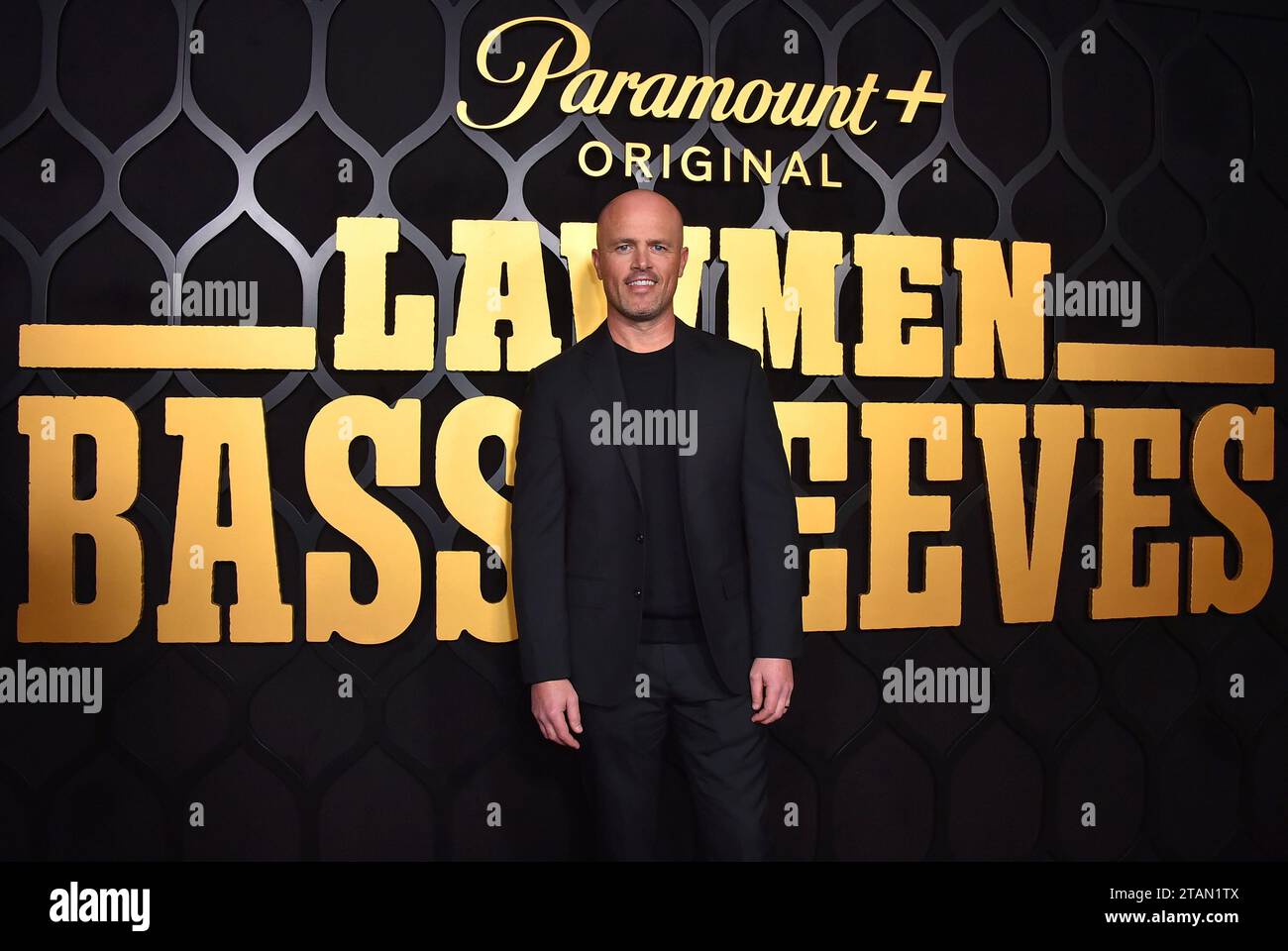 Chad Feehan arrives at the season one premiere of "Lawmen: Bass Reeves ...