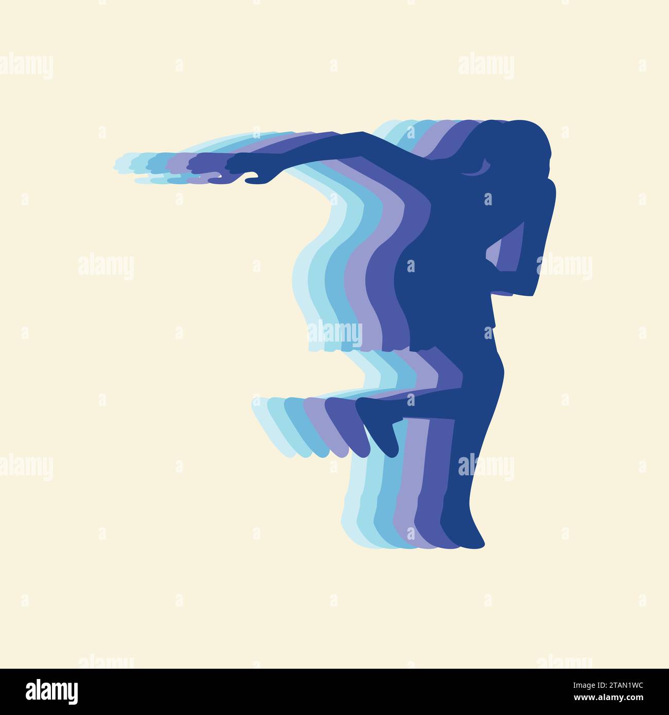 Athlete illustration Stock Vector Images - Alamy