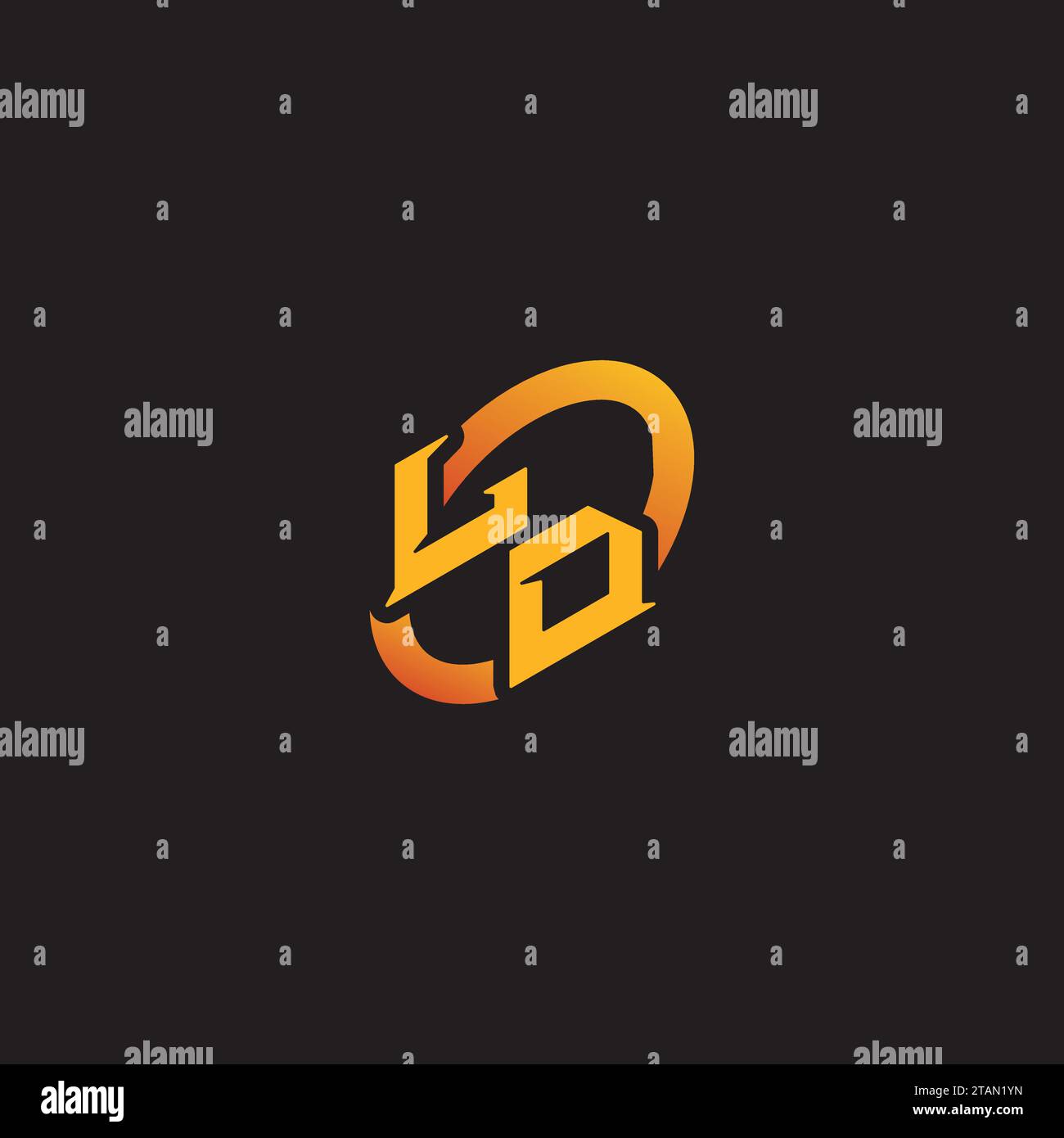 Letter dl logo hi-res stock photography and images - Alamy