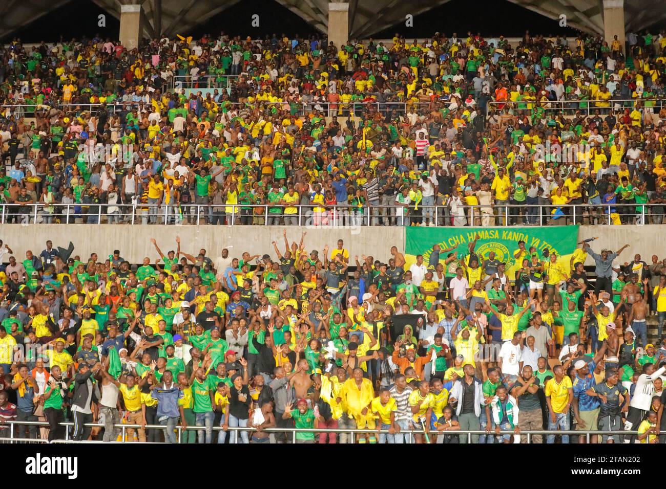 DAR ES SALAAM, TANZANIA - NOVEMBER 5: Fans during the NBC Premier ...