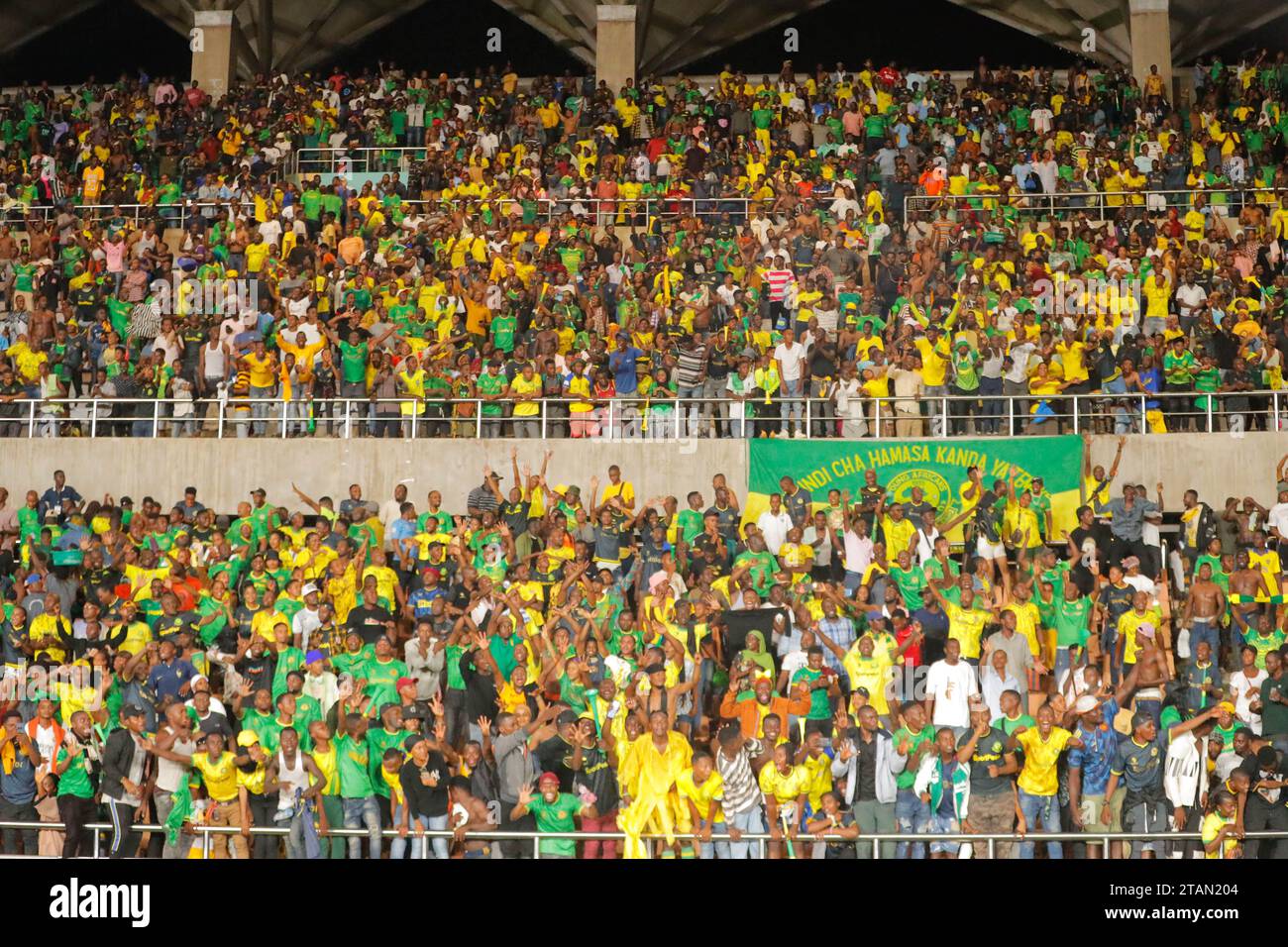 DAR ES SALAAM, TANZANIA - NOVEMBER 5: Fans during the NBC Premier ...