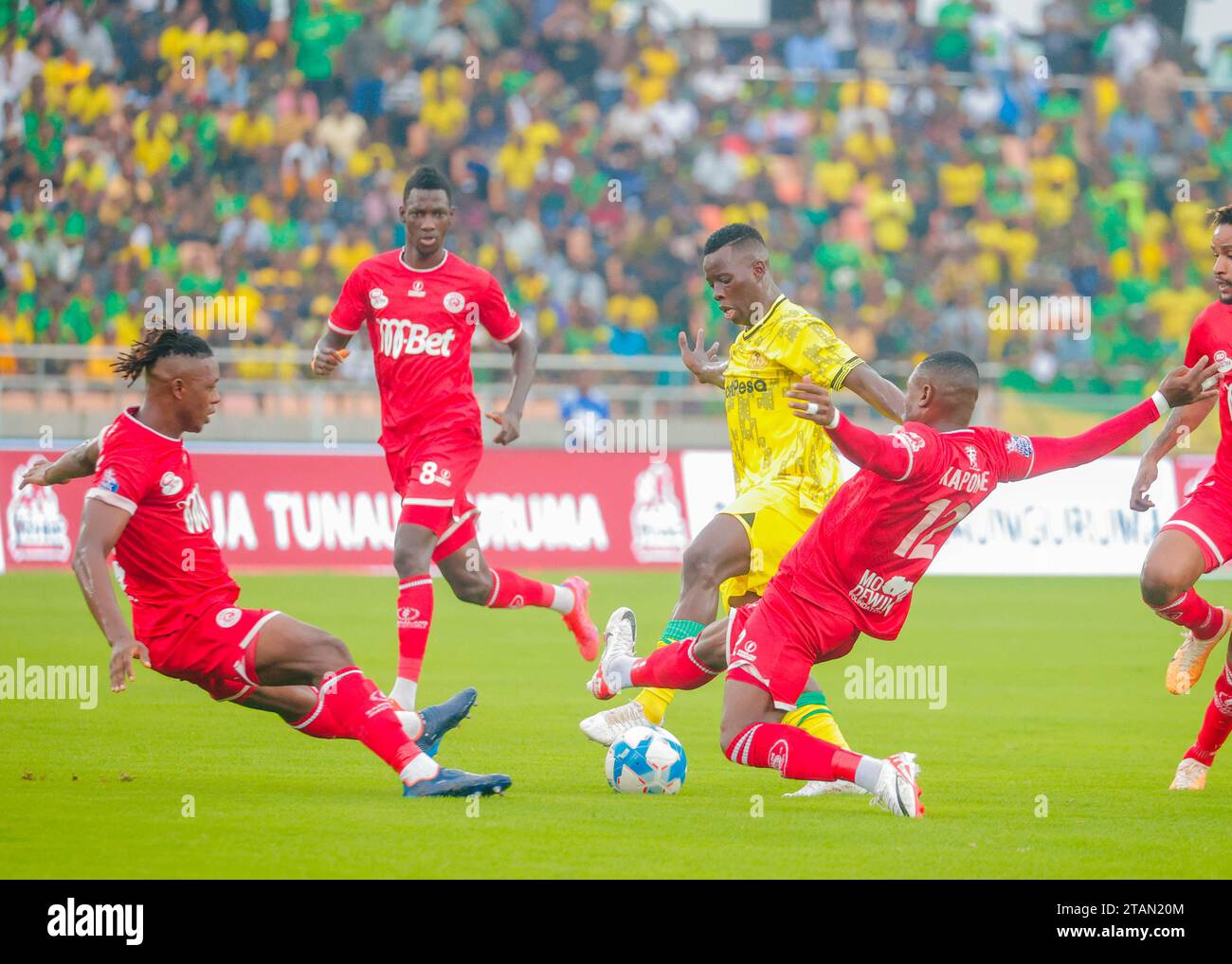 DAR ES SALAAM, TANZANIA - NOVEMBER 5: Simba and Yanga during the NBC ...