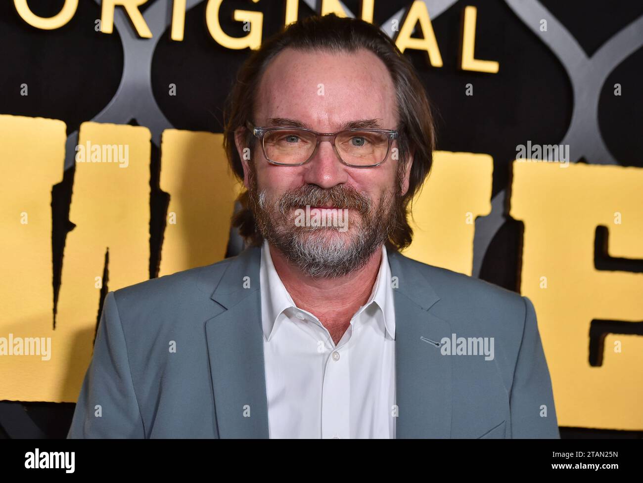 Tom Ryan arrives at the season one premiere of "Lawmen: Bass Reeves ...