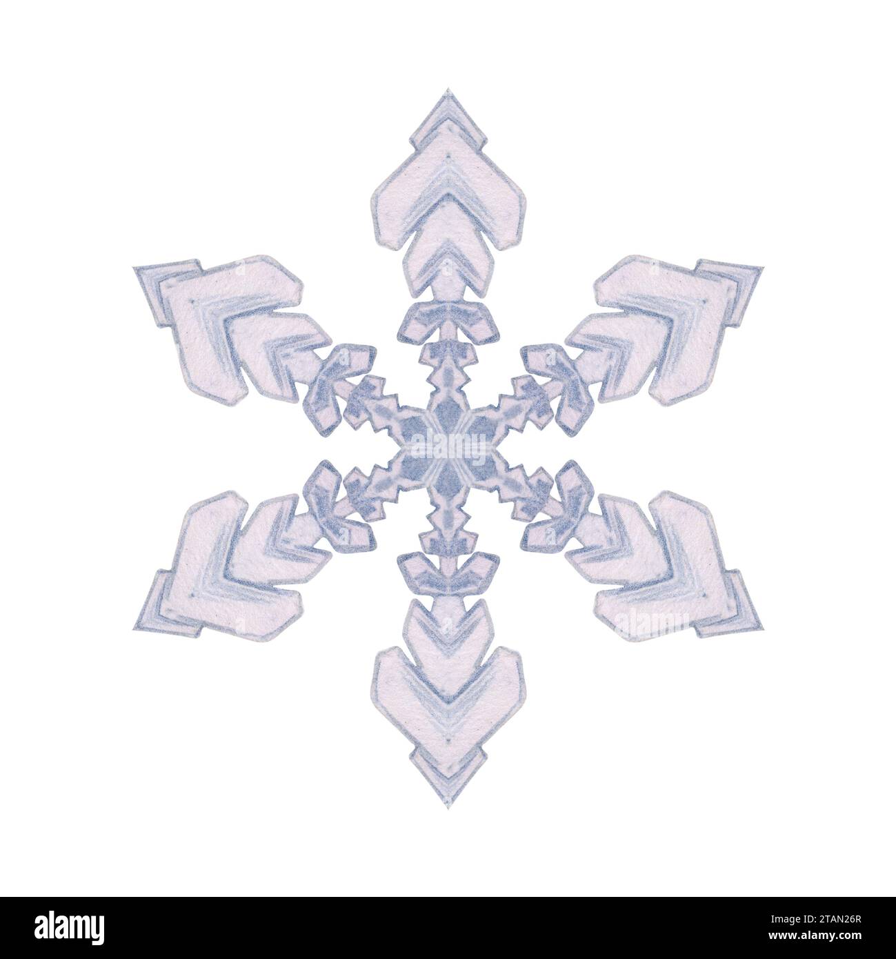 Hexagon in snow flake hi-res stock photography and images - Alamy