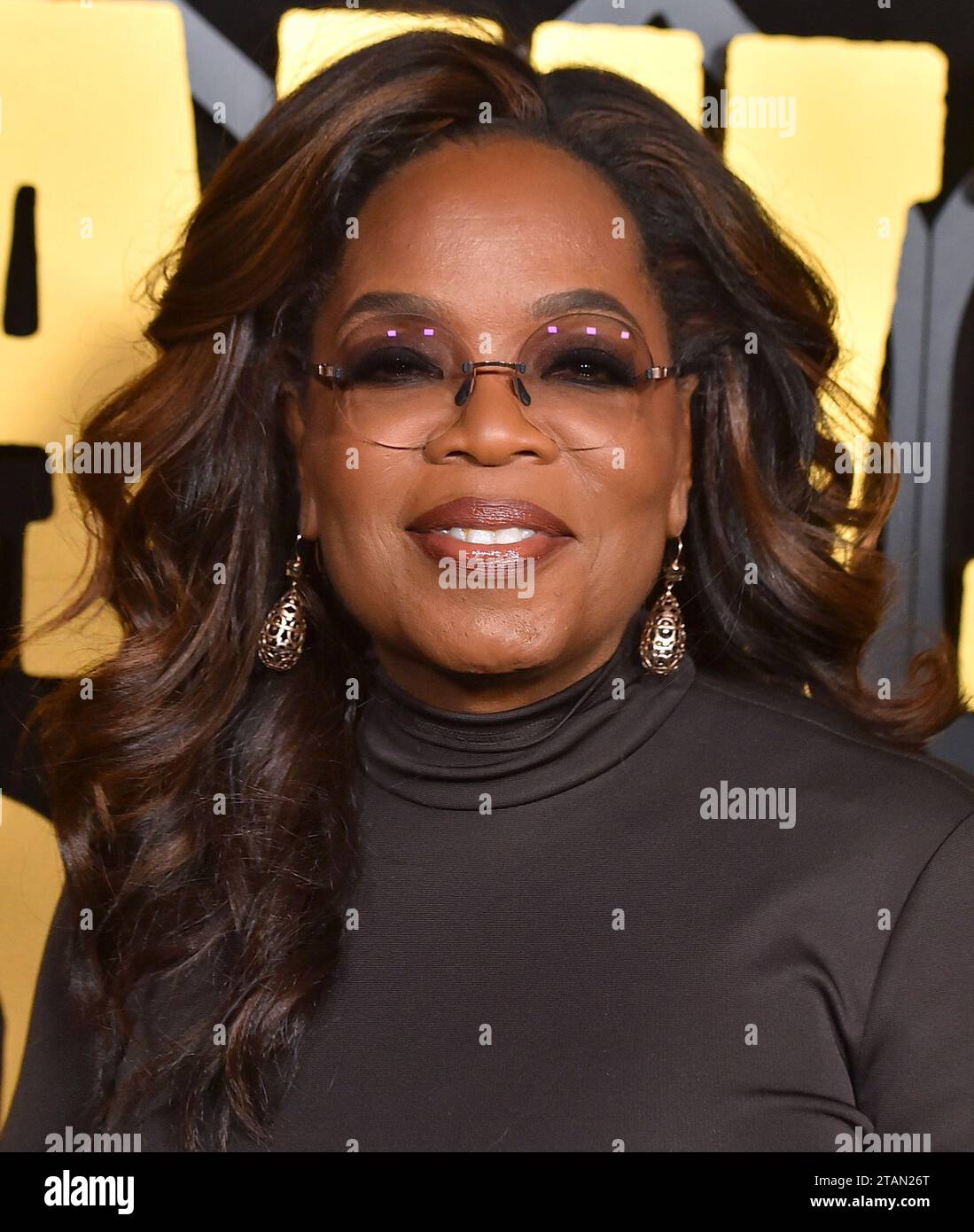 Oprah Winfrey arrives at the season one premiere of "Lawmen: Bass ...