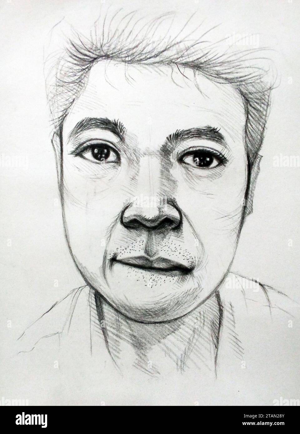 Shadow lines on face hi-res stock photography and images - Alamy