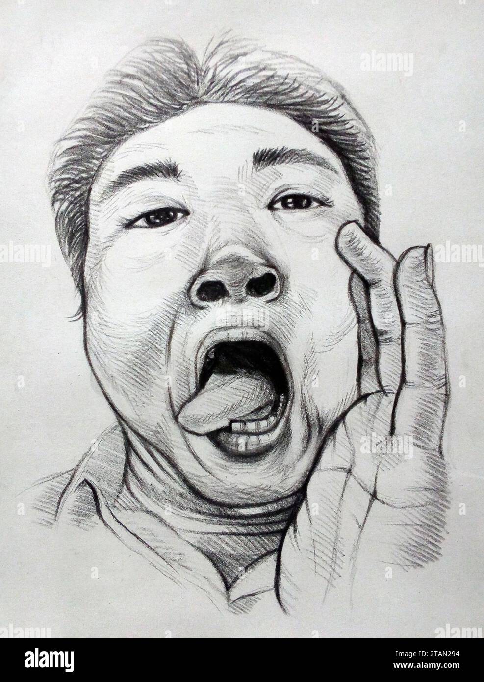 Shadow lines on face hi-res stock photography and images - Alamy