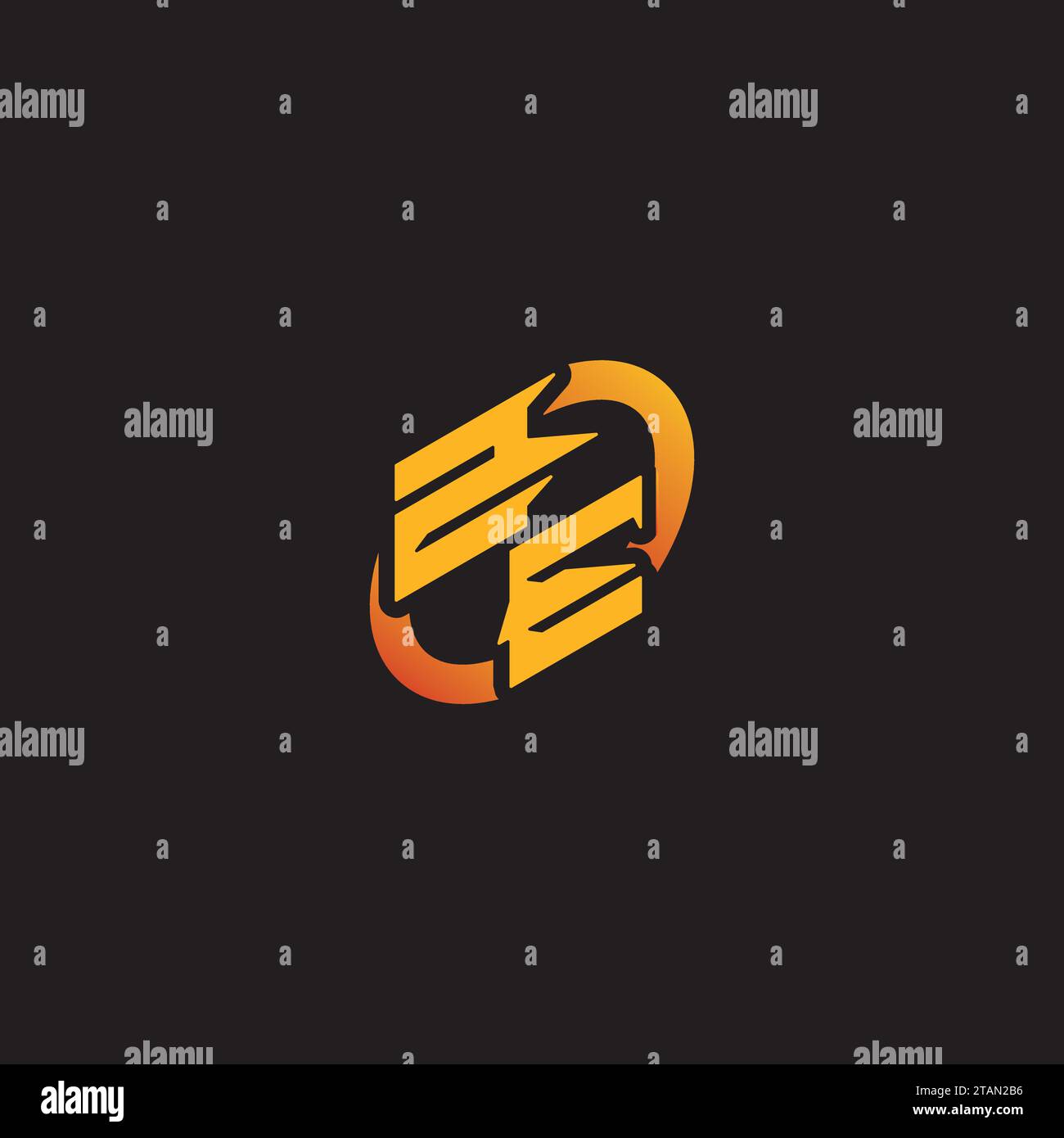 EZ combination letter unique initials logo esport for gaming team ...