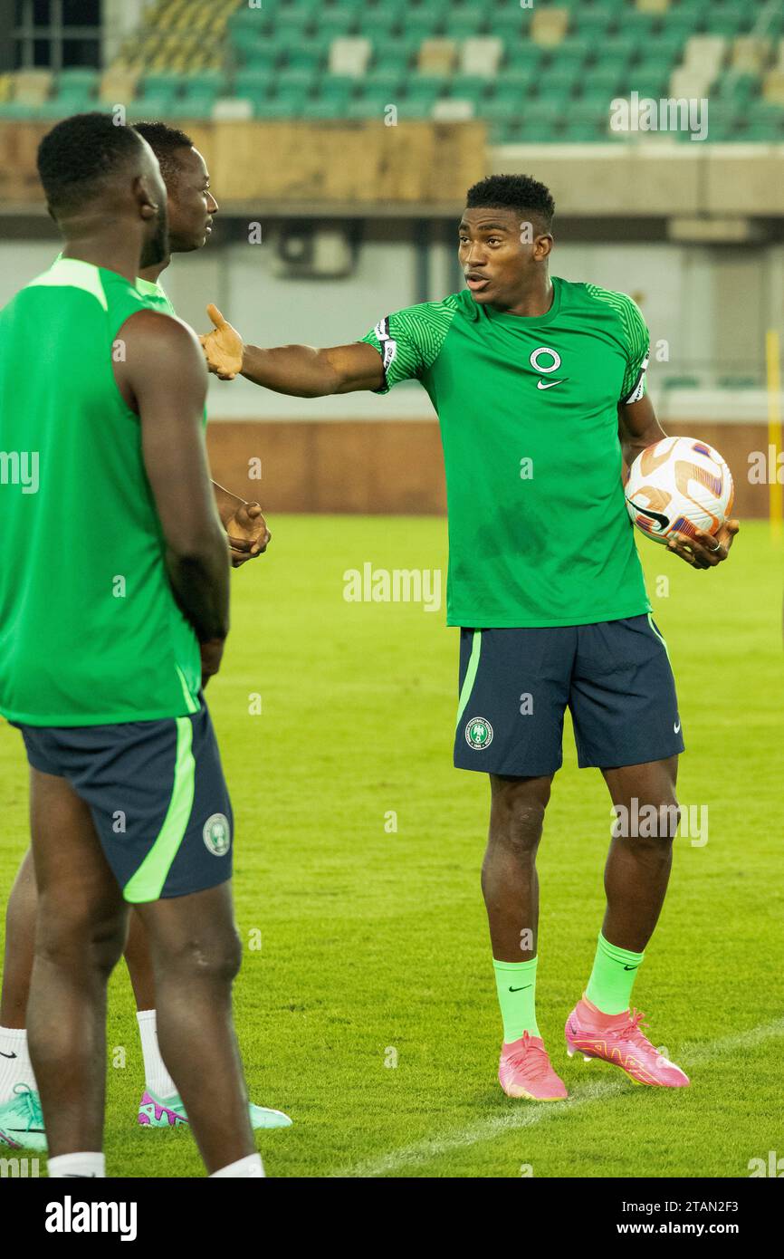 UYO, NIGERIA - NOVEMBER 15: Taiwo Awoniyi of Nigeria during the World ...