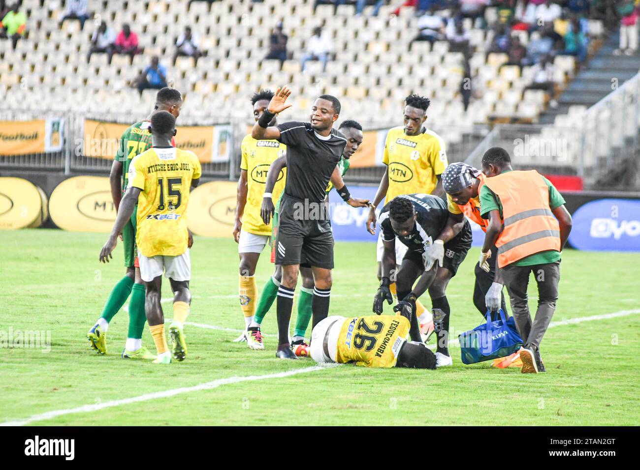 YAOUNDE, CAMEROON - NOVEMBER 5: Dynamo during the MTN Cameroon Elite ...