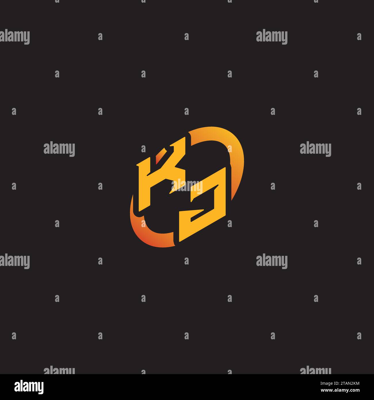 JK combination letter unique initials logo esport for gaming team ...
