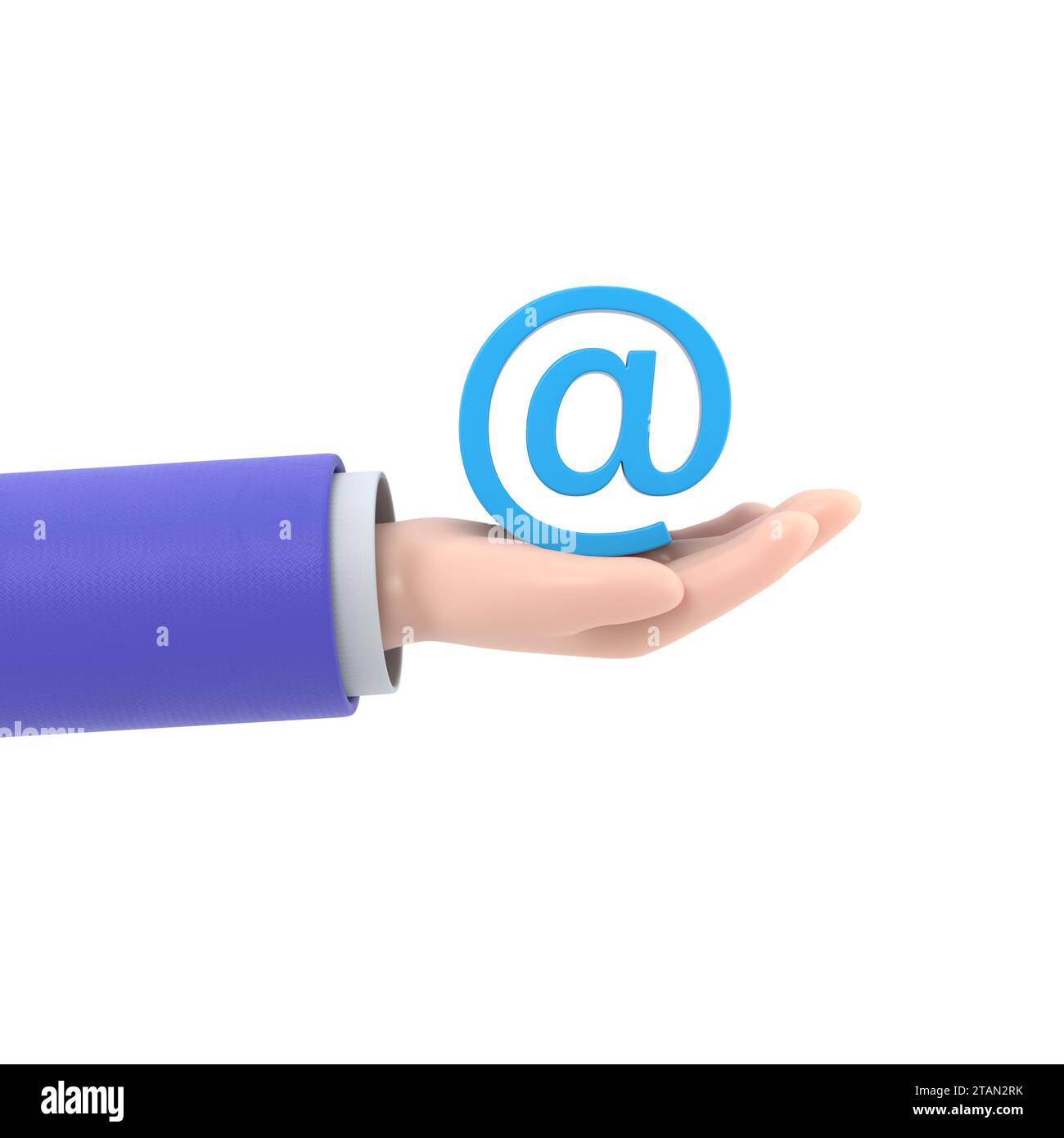 Cartoon Gesture Icon Mockup.Cartoon businessman character hand holding ...