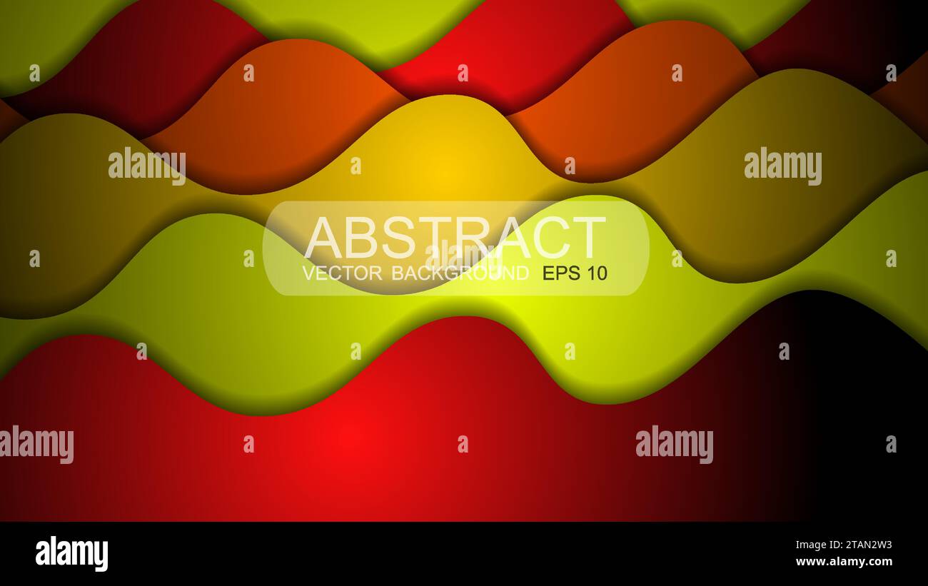 background curve elements with space for text and message design Stock ...