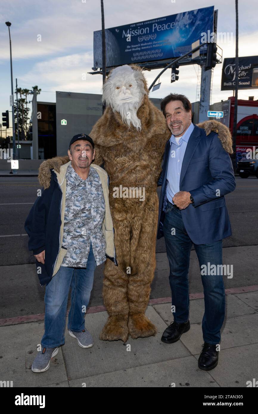 Los Angeles, USA. 01st Dec, 2023. Actor Ken Davitian (Borat), Bigfoot ...