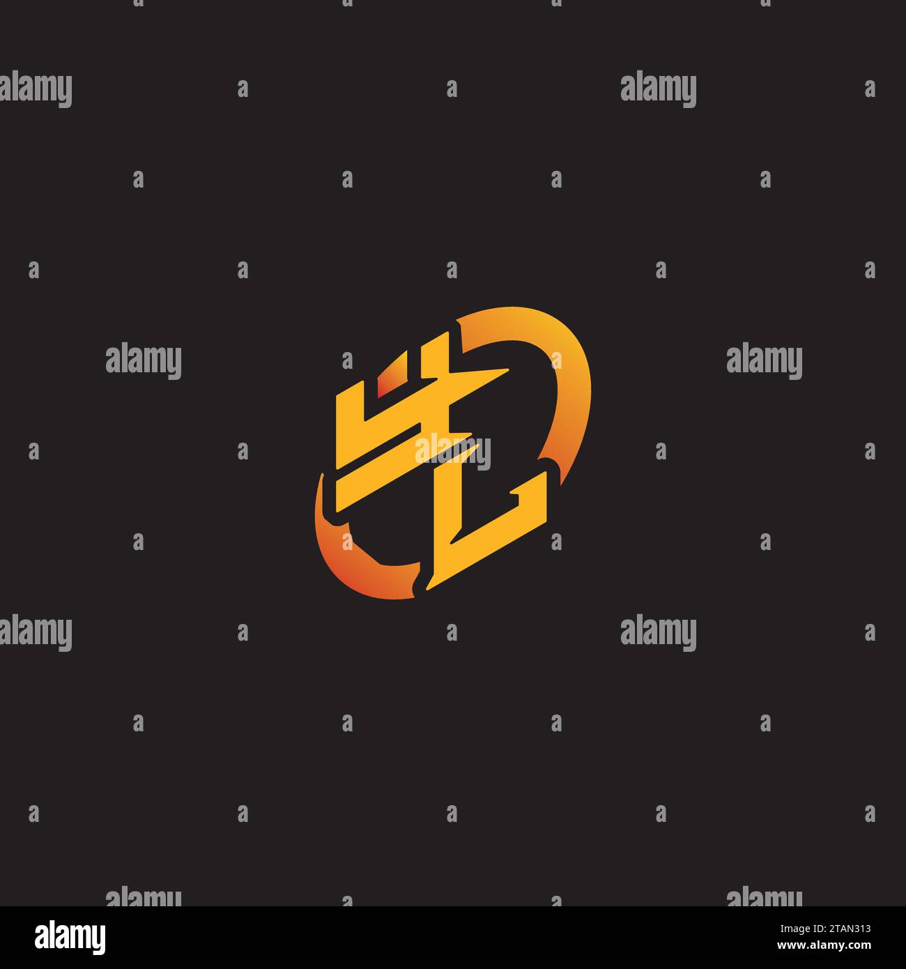 LY combination letter unique initials logo esport for gaming team ...