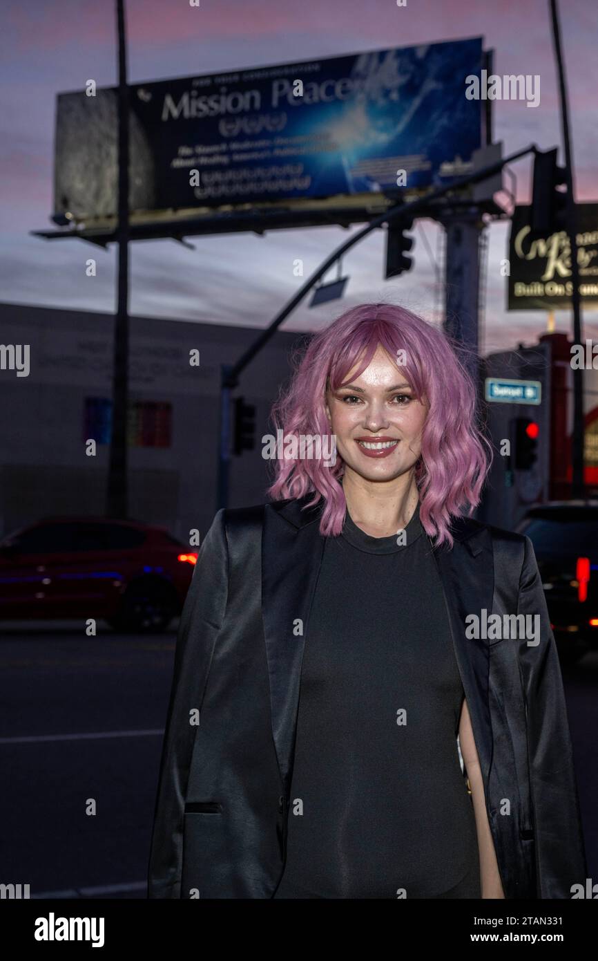 Los Angeles, USA. 01st Dec, 2023. Actress Natasha Blasick attends Billboard Unveiling Party on ...