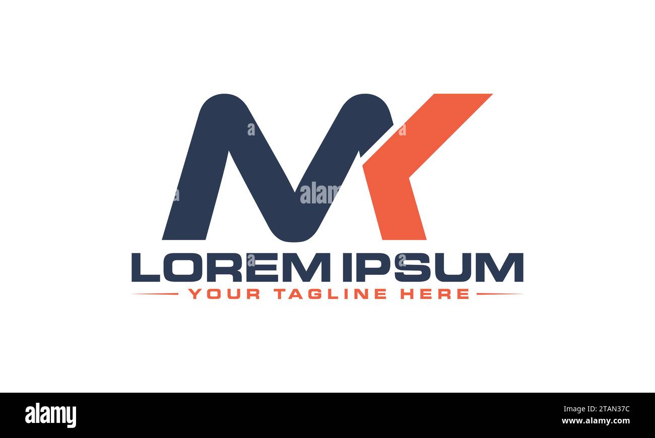 MK Logo Design Unique and Modern Logo Design Stock Vector Image & Art ...