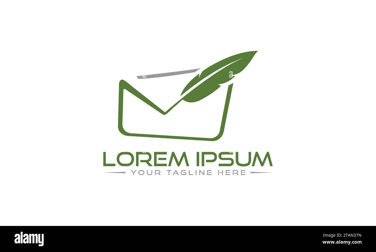 Message Logo Design Unique and Modern Logo Design Stock Vector Image ...