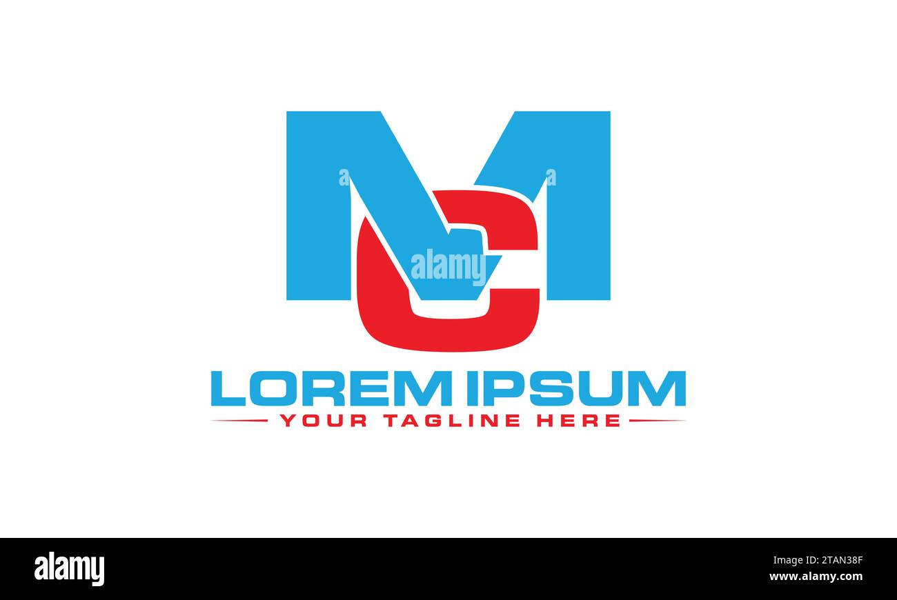 MC Logo Design Unique and Creative Logo Design Stock Vector Image & Art ...