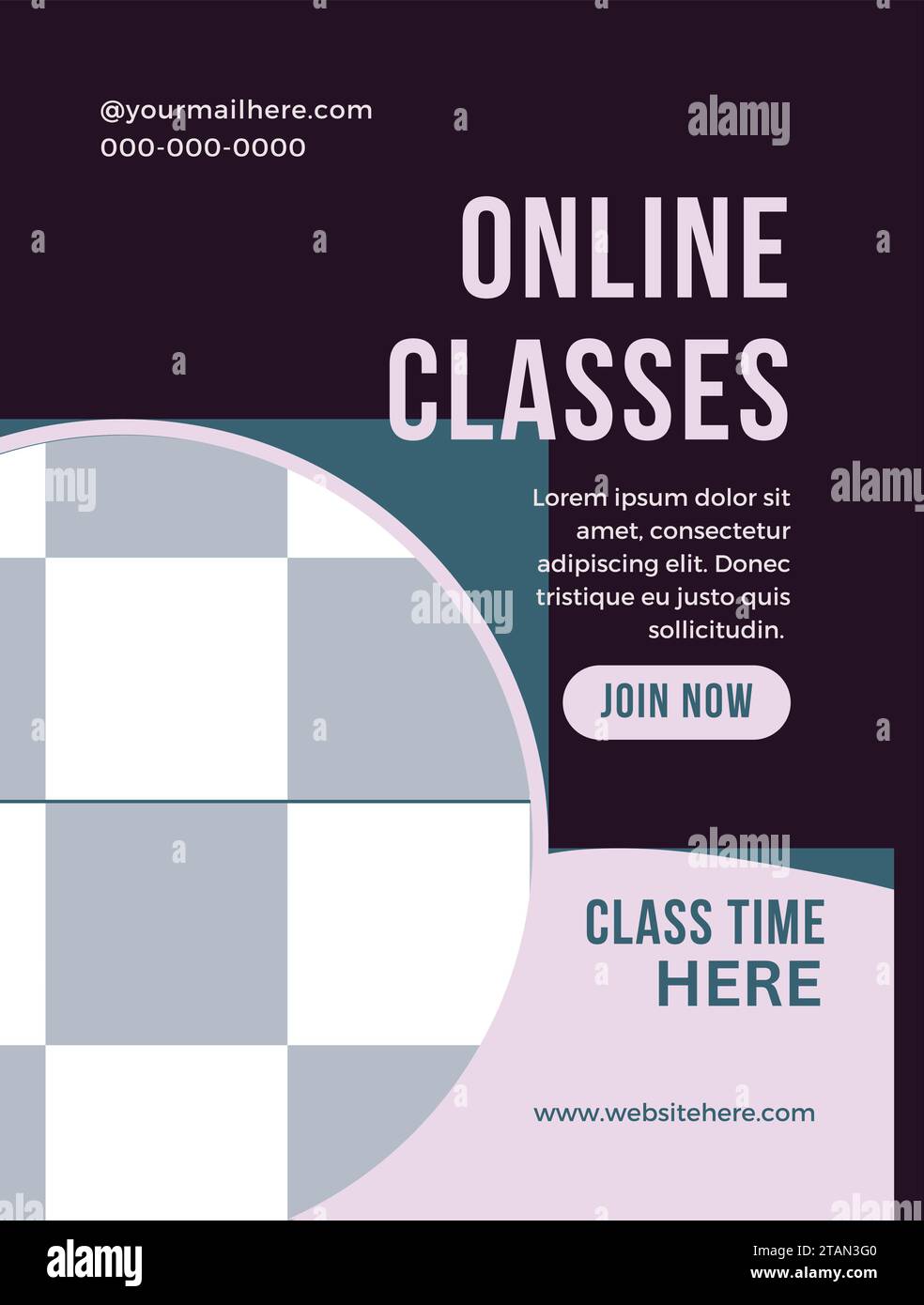 Courses banner Stock Vector Images - Alamy