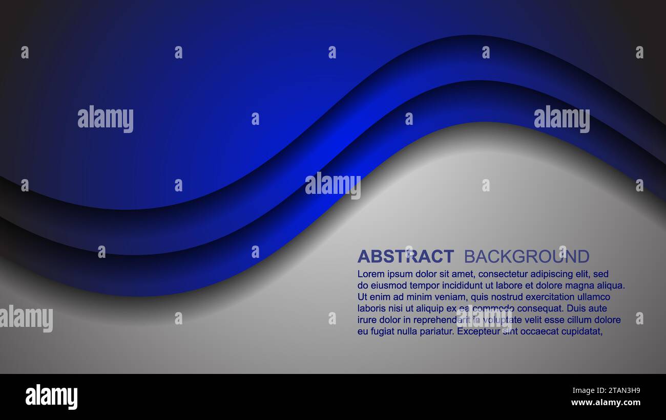 background curve elements with space for text and message design Stock ...
