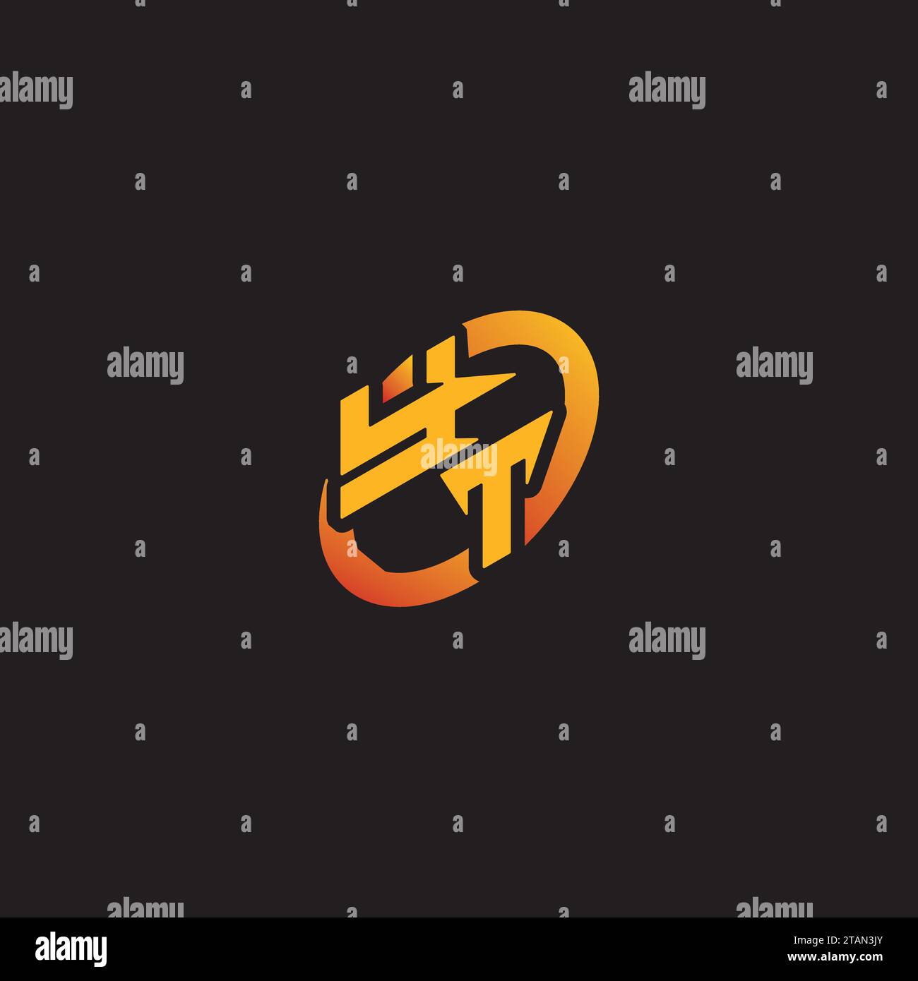 TY combination letter unique initials logo esport for gaming team ...