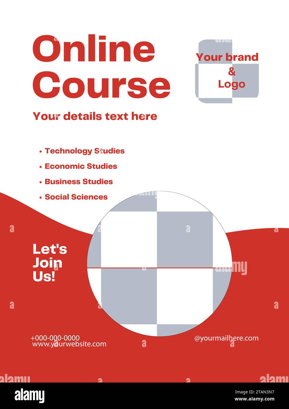 Seminar flyer template hi-res stock photography and images - Alamy