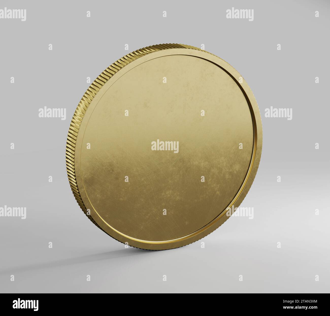 Gold Coin, Front View, Mockup Template, Banking Concept, Cryptocurrency ...