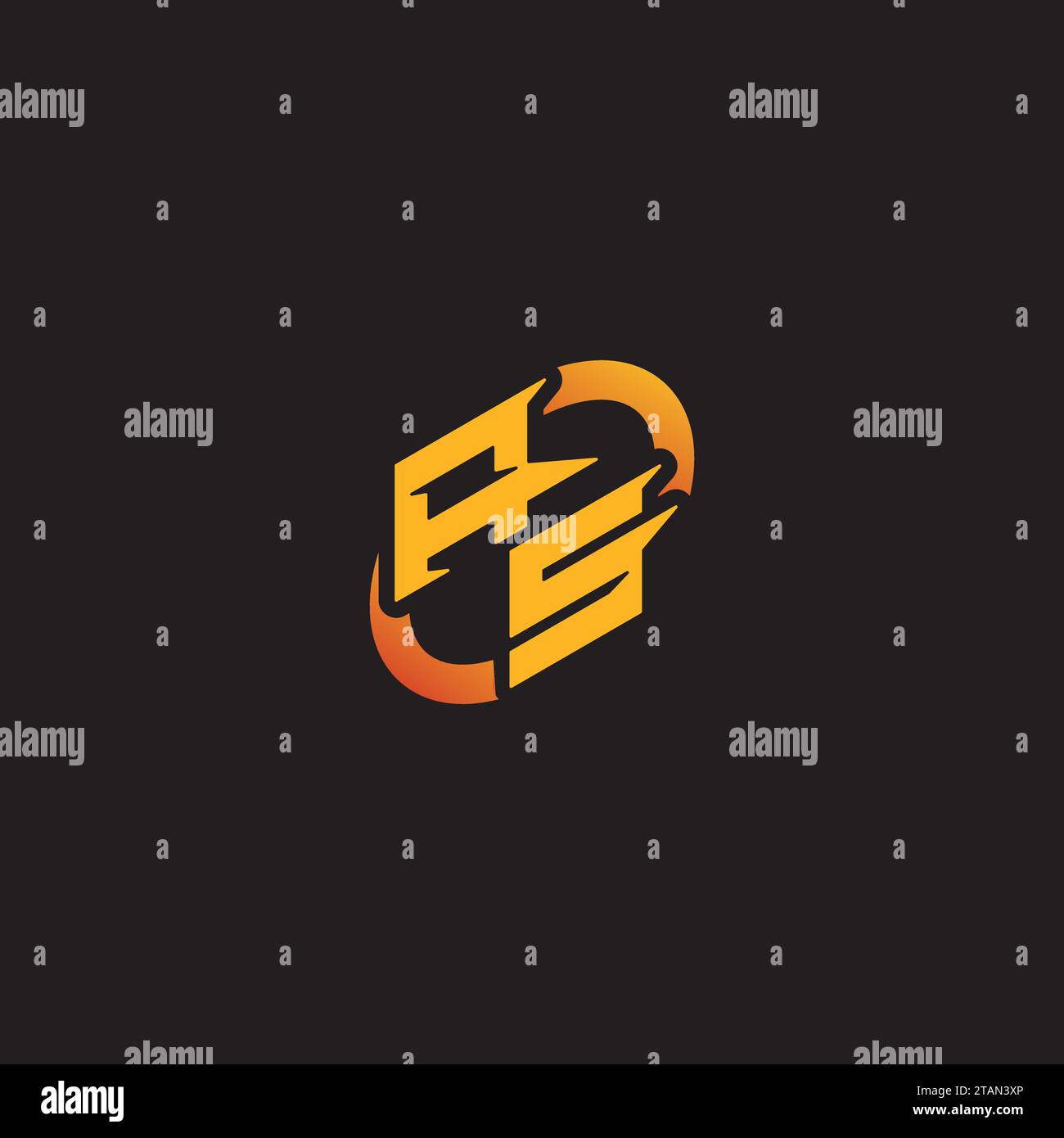 SA combination letter unique initials logo esport for gaming team ...