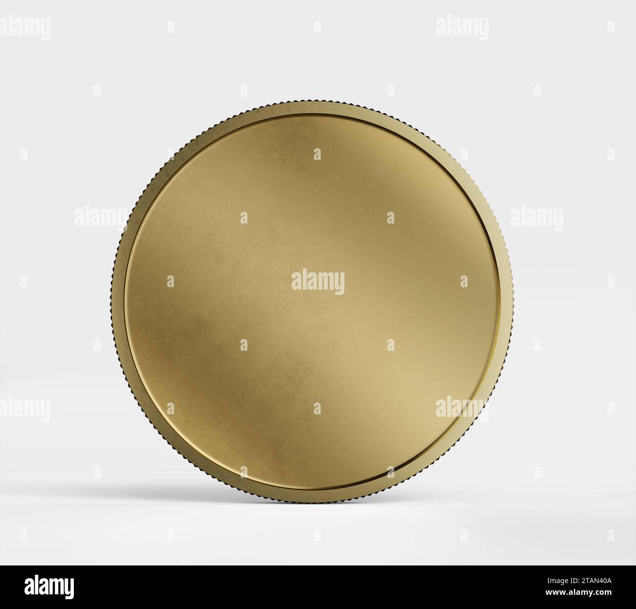 Gold Coin, Front View, Mockup Template, Banking Concept, Cryptocurrency ...