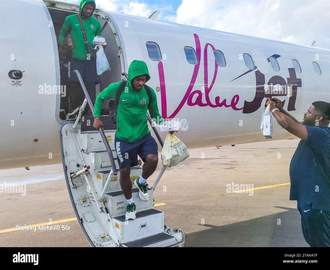 KIGALI, RWANDA - NOVEMBER 18: of Nigeria landed at Kigali airport in ...