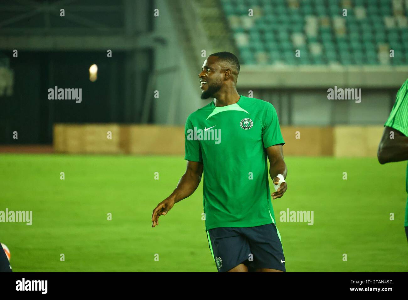 UYO, NIGERIA - NOVEMBER 15: Frank Onyeka of Nigeria during the World ...