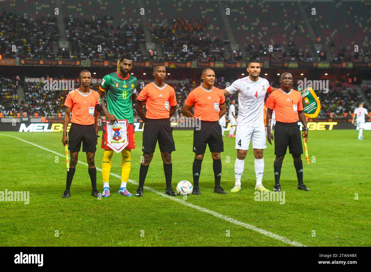 DOUALA, CAMEROON - NOVEMBER 17: Frank Anguissa and Lindsay Rose of ...