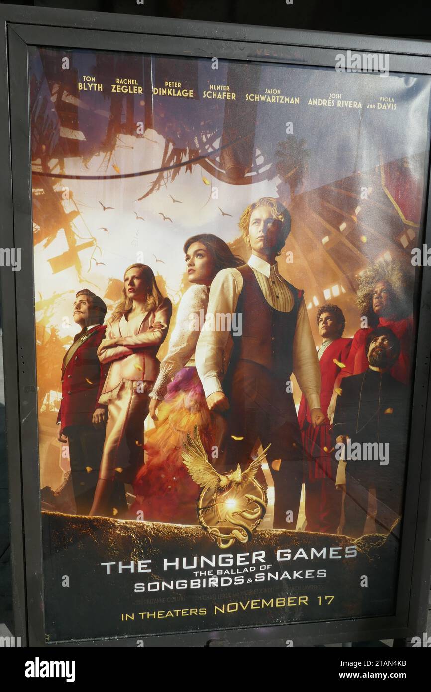 Los Angeles, California, USA 1st December 2023 The Hunger Games The ...