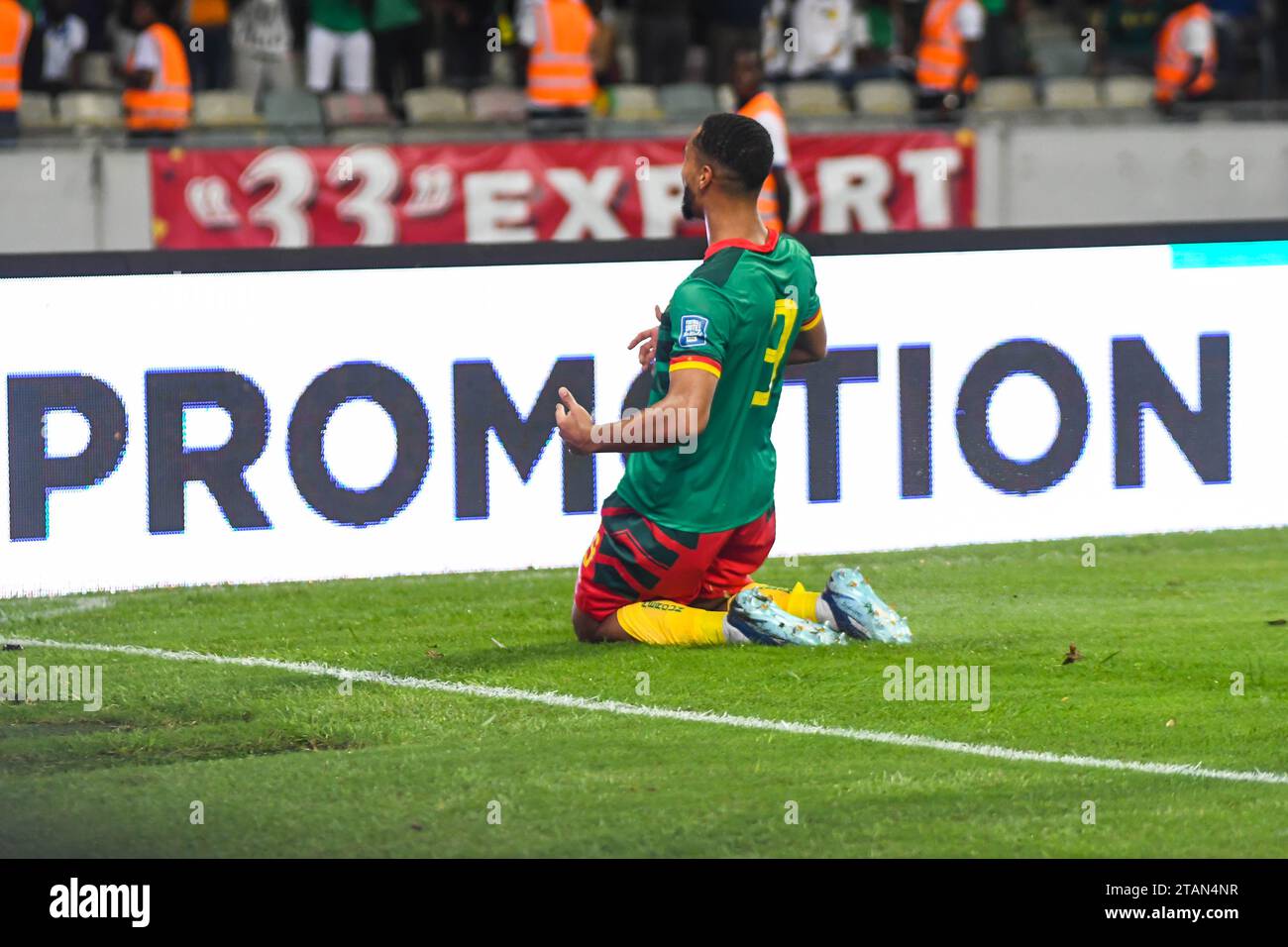 DOUALA, CAMEROON - NOVEMBER 17: Frank Magri of Cameroon during the 2026 ...