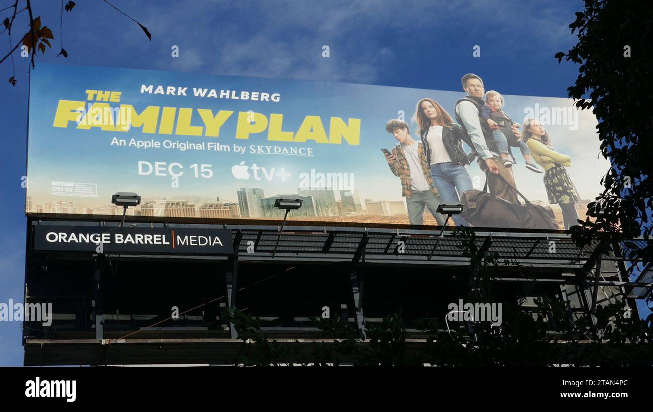 Los Angeles, California, USA 1st December 2023 Mark Wahlberg The Family ...