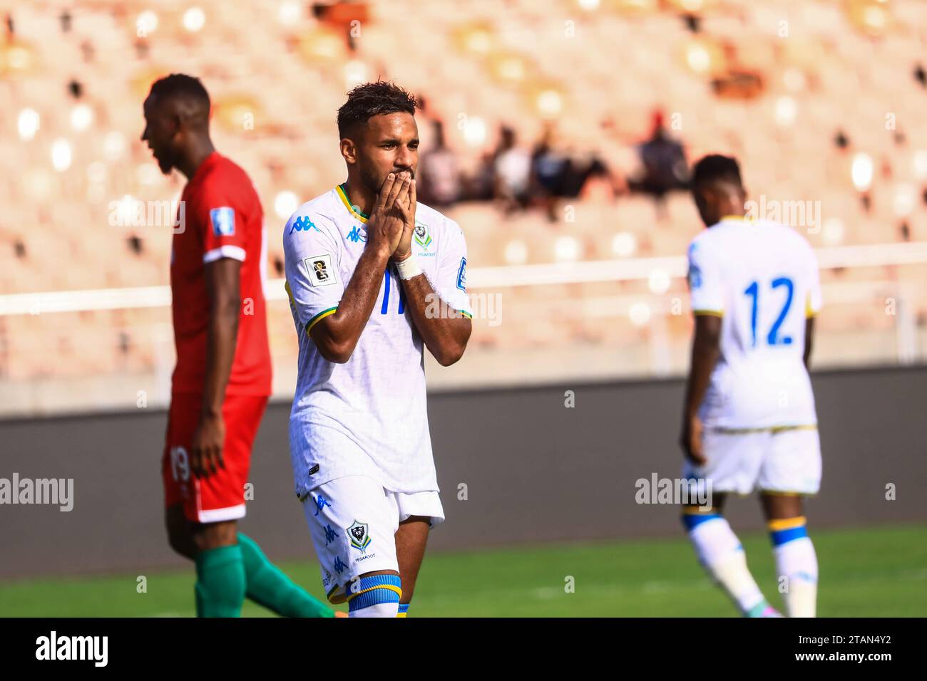 DAR ES SALAAM, TANZANIA - - NOVEMBER 19: Jim Allevinah of Gabon during ...