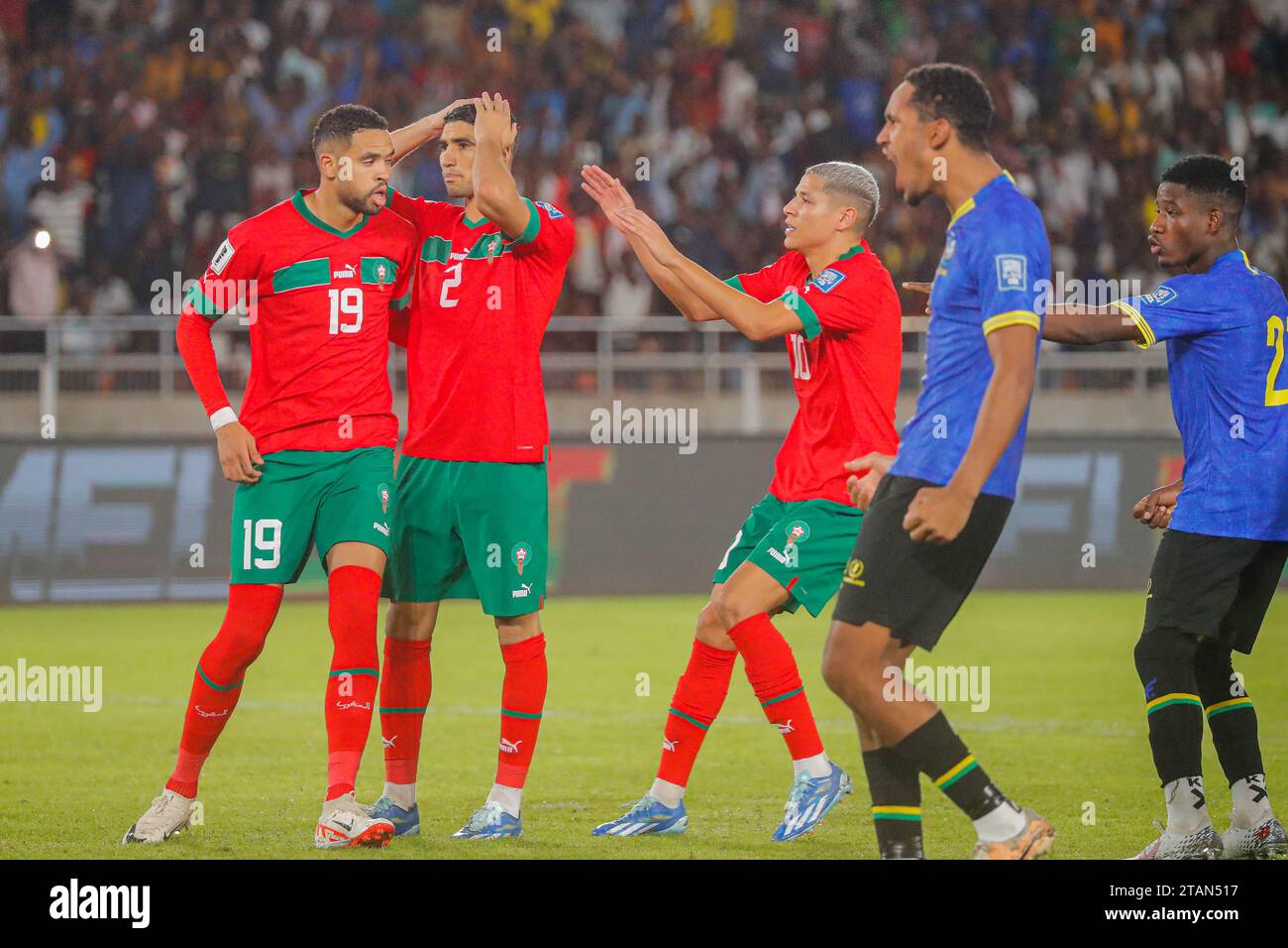 DAR ES SALAAM, TANZANIA - NOVEMBER 21: Youssef En-nesyri, Hakimi Achraf ...