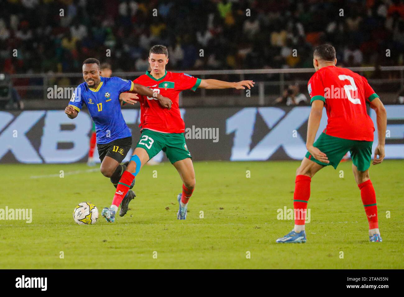DAR ES SALAAM, TANZANIA - NOVEMBER 21: Sospeter Bajana of Tanzania and ...