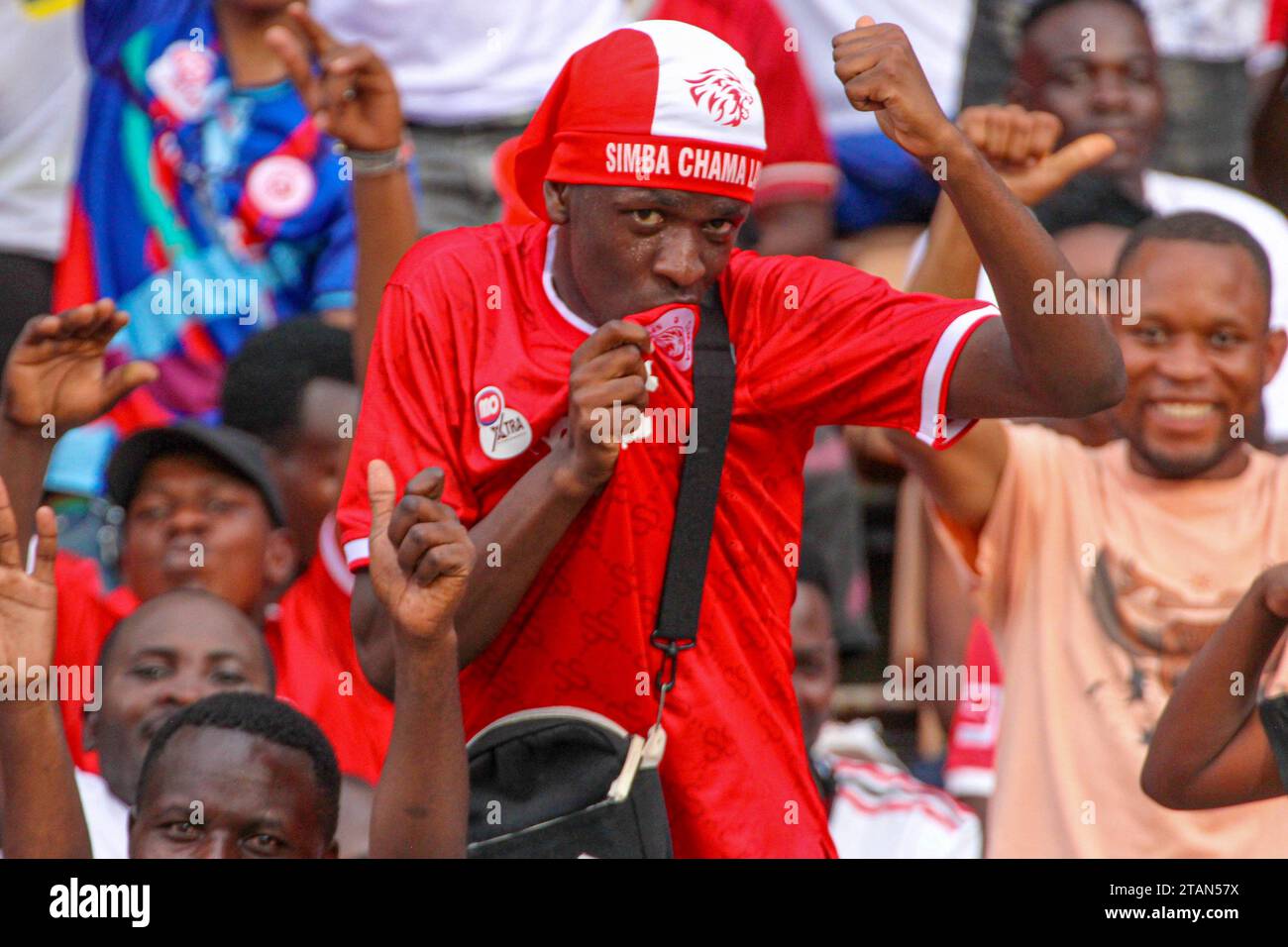 DAR ES SALAAM, TANZANIA - NOVEMBER 25: FAns during the Total Energies ...