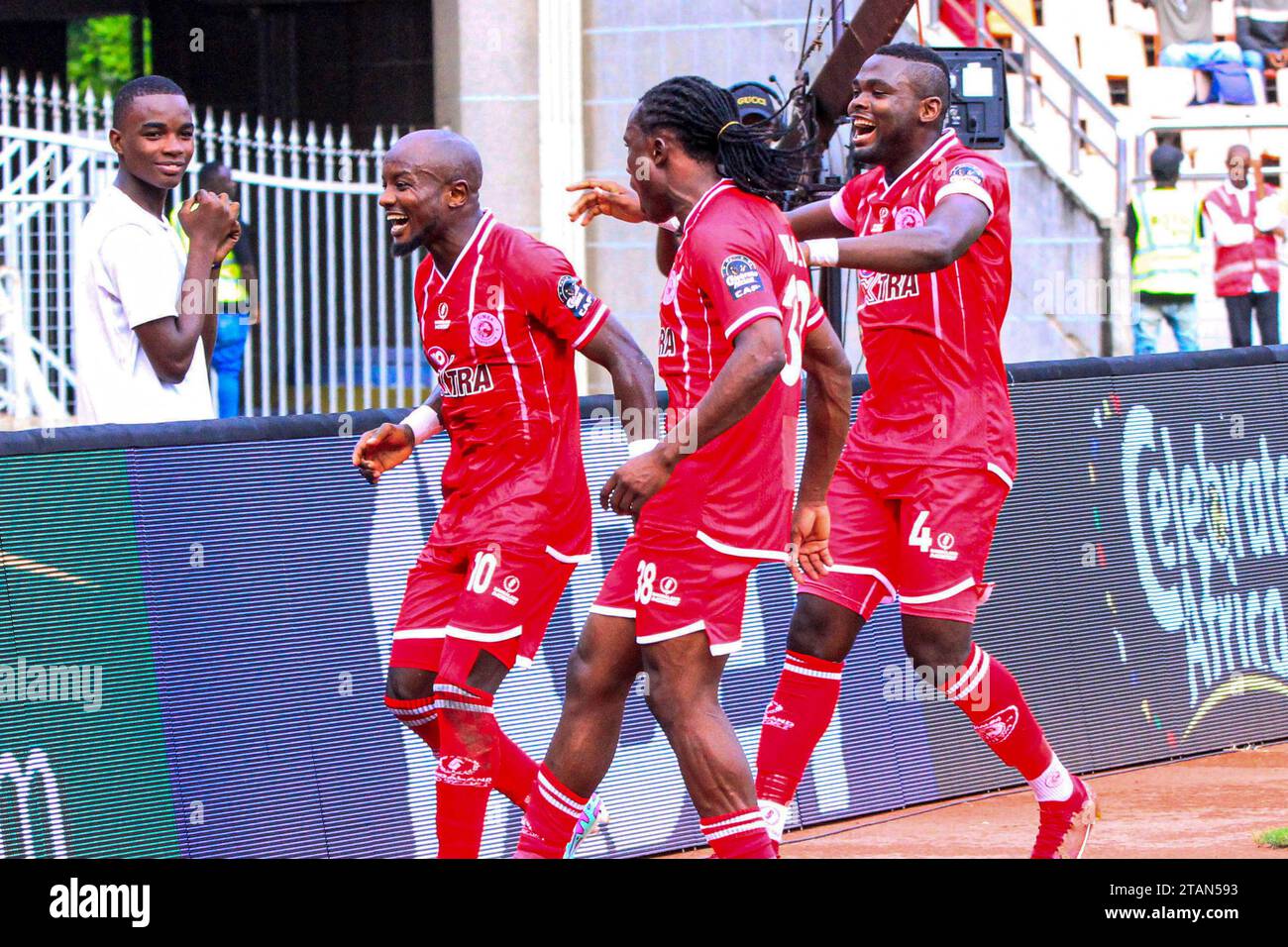 DAR ES SALAAM, TANZANIA - NOVEMBER 25: Simba celebrate during the Total ...