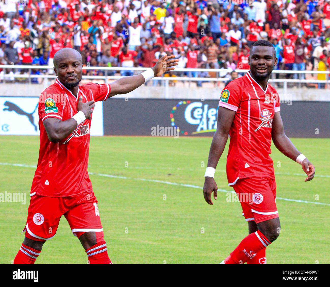 DAR ES SALAAM, TANZANIA - NOVEMBER 25: JEAN BALEKE OTHOS and ...